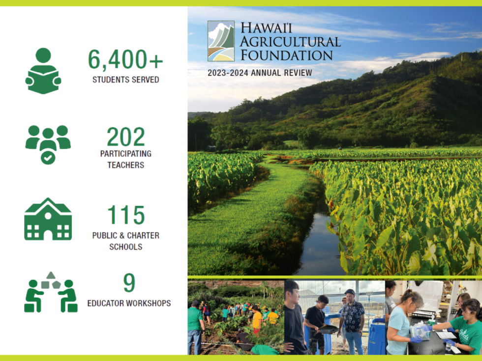 The Hawaii Agricultural Foundation (HAF)